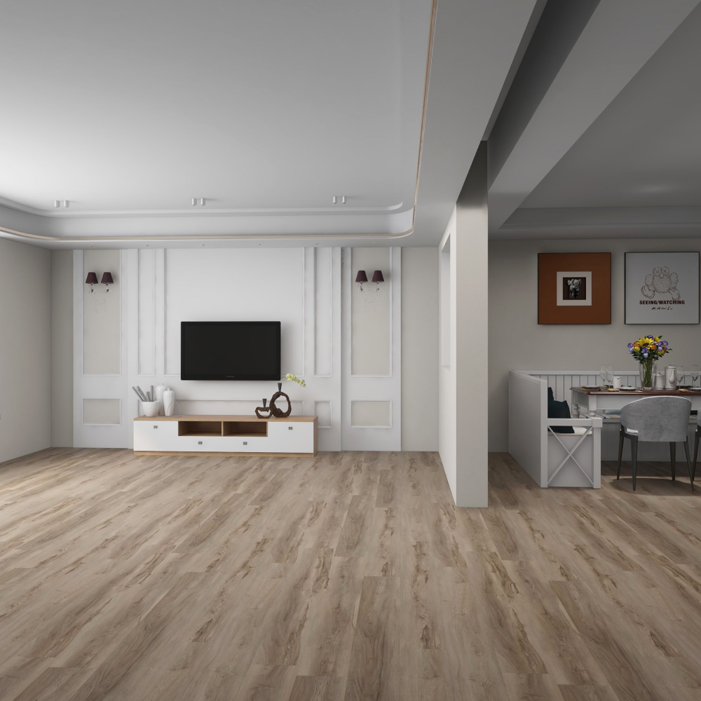 Dark Greige Vinyl floor - click in system 100% waterproof. – WVFloors