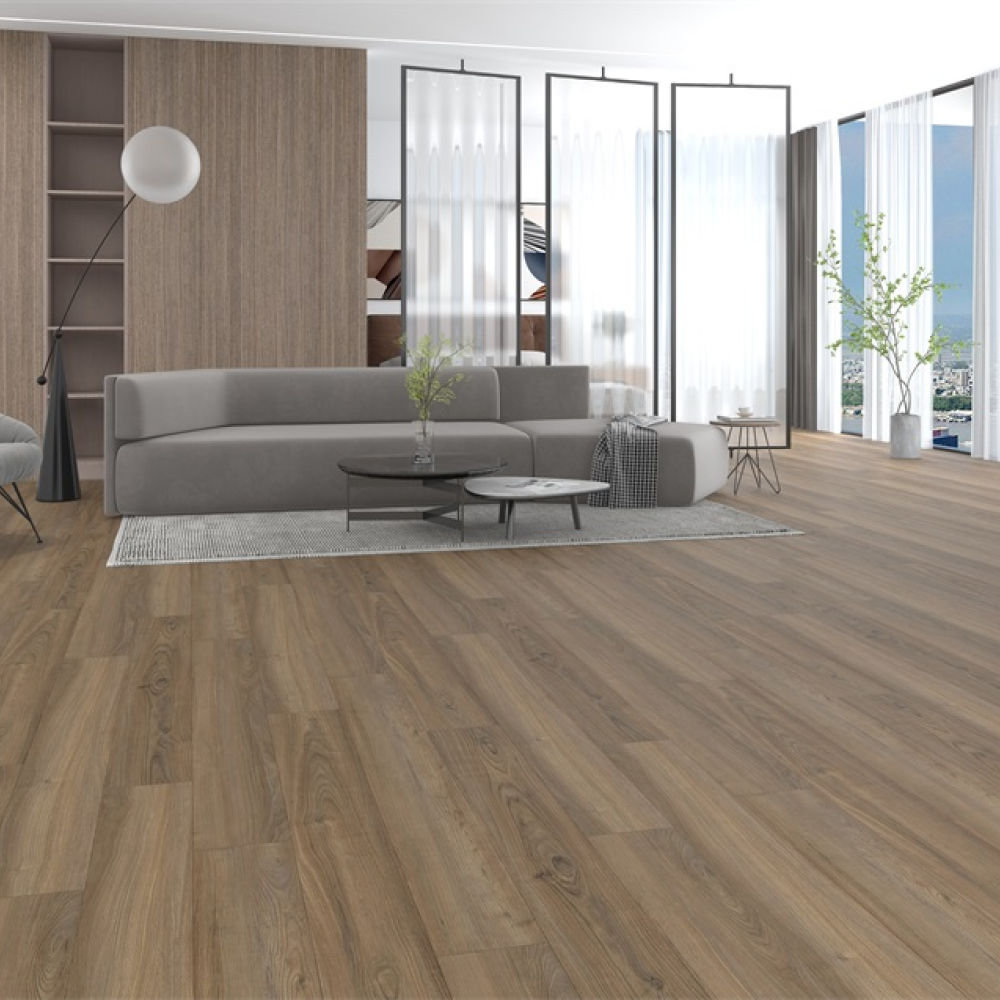 European Walnut Vinyl floor - click in system 100% waterproof. – WVFloors